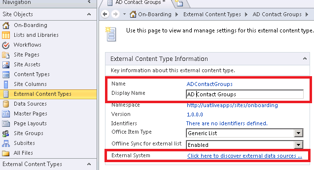 Matt's SharePoint Blog: SharePoint 2010 External Content Type ...