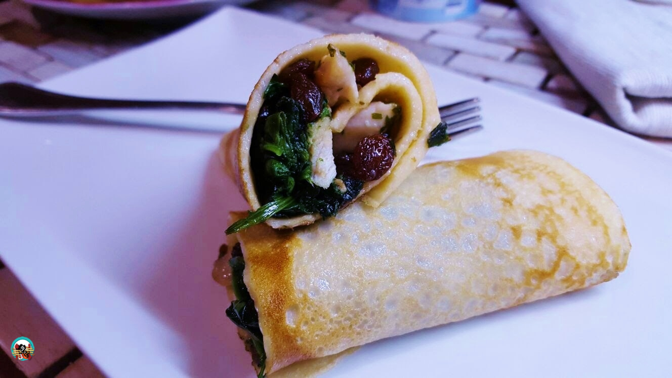 Rollos de crepes rellenos - ¡Huele Bien!