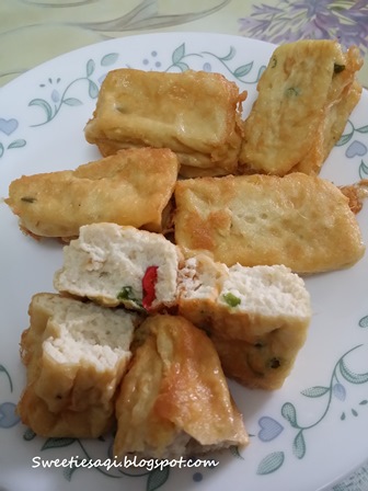 SweetieSaQi: Tauhu berlauk....so sedap
