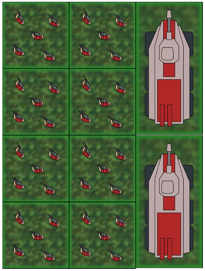 Fantalonia: Some top-down tokens for sci-fi games