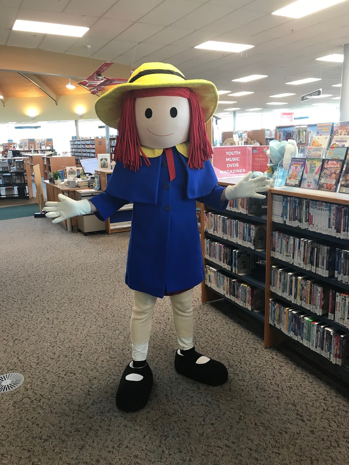 OBPL Youth Services Blog: Madeline Visits the Library!