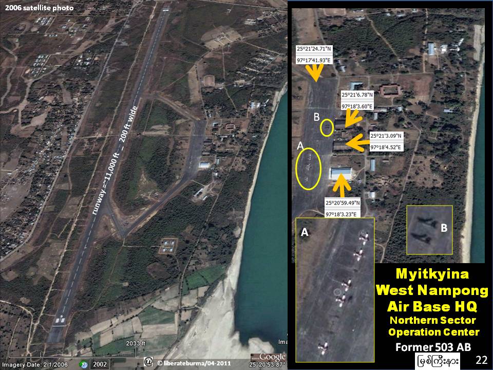 Part 1: Burma Air Force Bases: Part I: If .. No Fly Zone over Burma ...