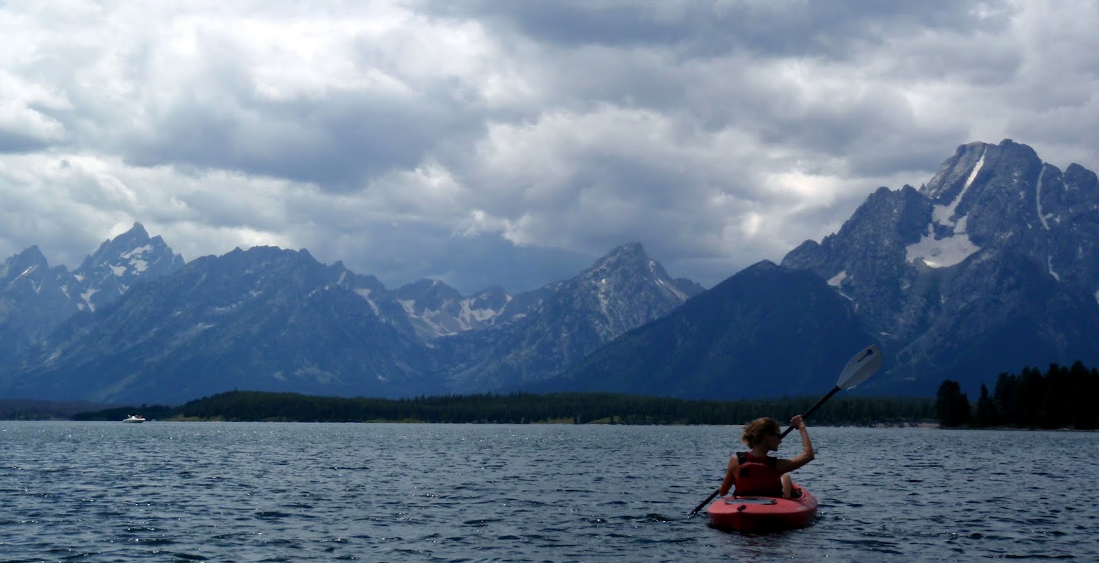 wasatch and beyond: Kayaking on Jackson Lake