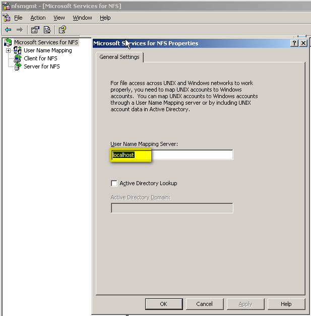 Windows Server 2003 R2 Nfs Server Setup Simple Tutorial