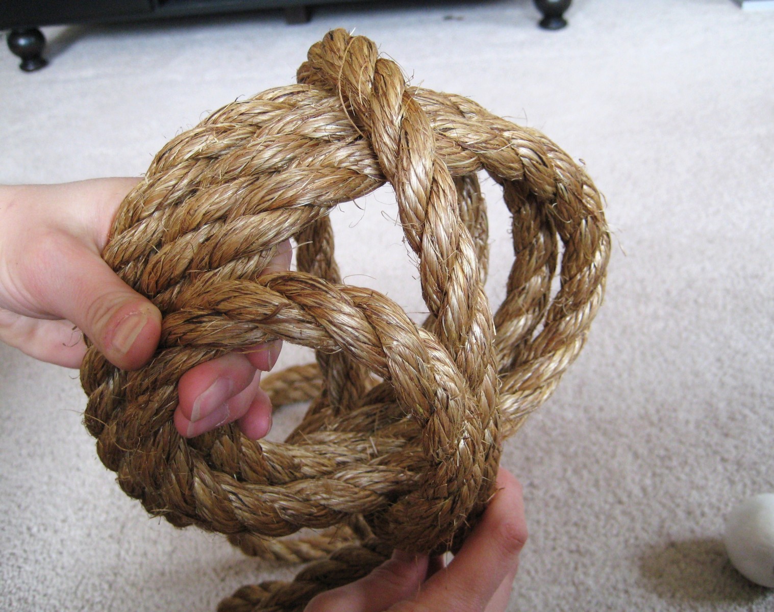 Heart Maine Home: Rope knot bookend {DIY}