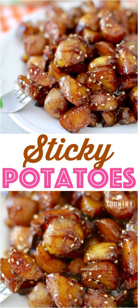 Sticky Potatoes (also called Sweet & Sour Potatoes) have the most thick ...