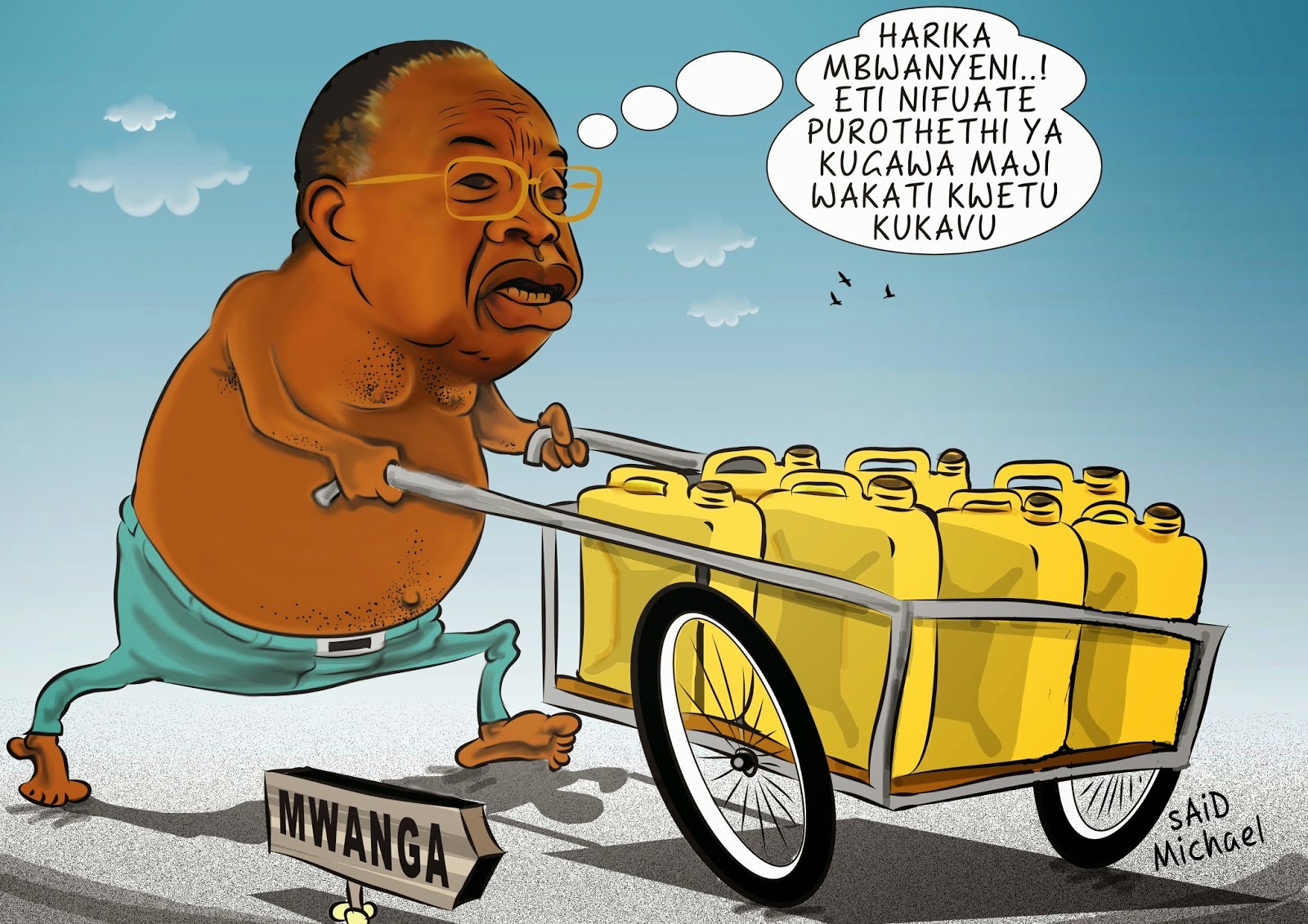 Swahili Time: Katuni za Siasa - Editorial Cartoons