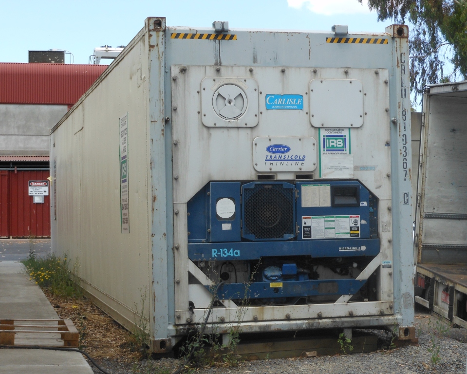 Andrew's Main South Line: C-Rail Intermodal HO containers.