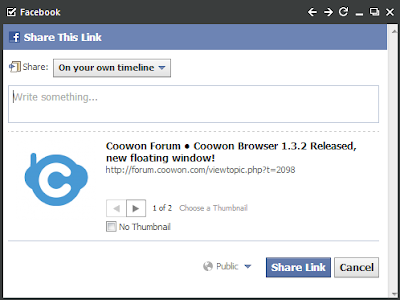 Coowon browser Game edition