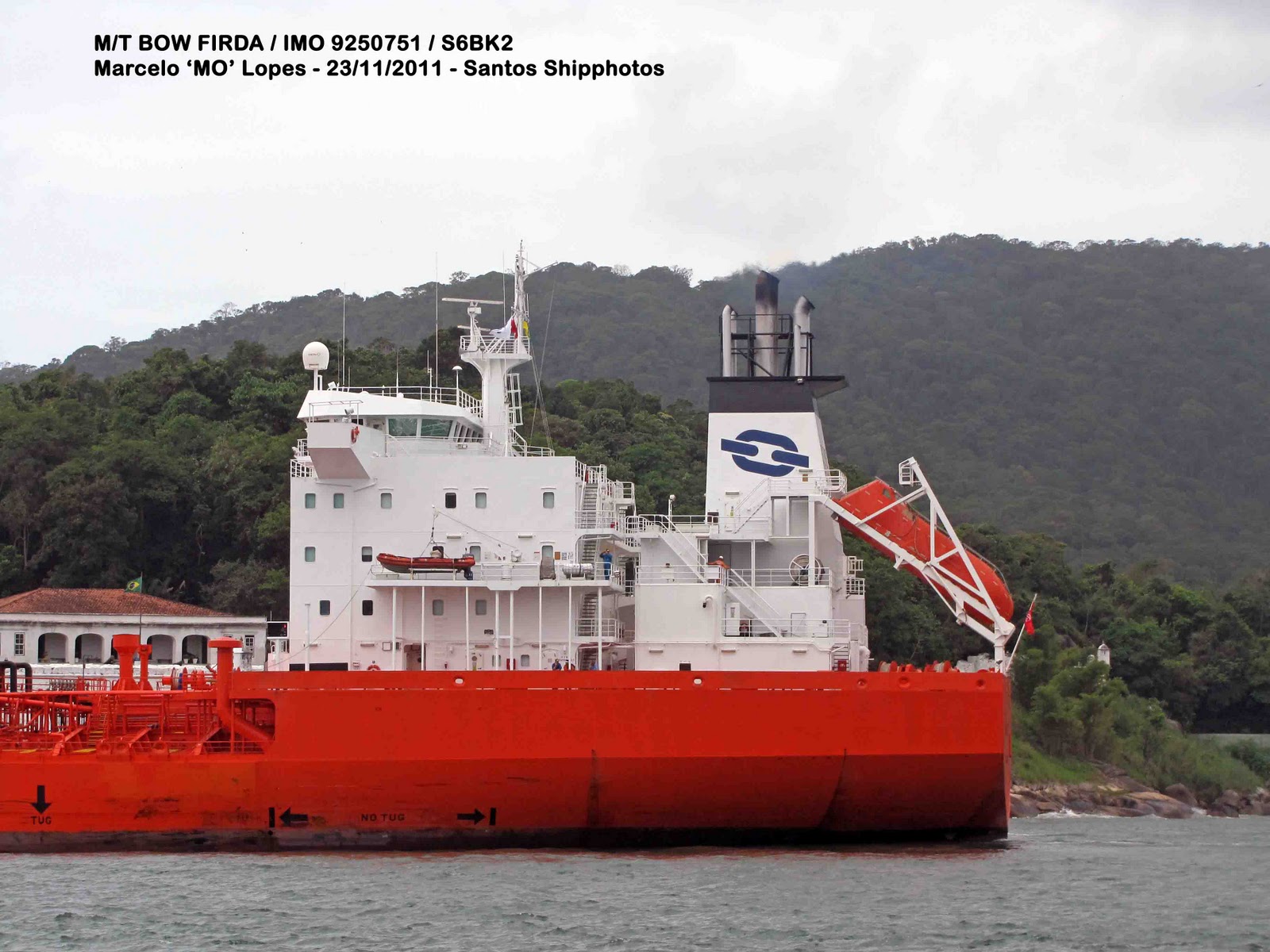 Santos Shiplovers: M/T Bow Firda / S6BK2 - Classe Kvaerner