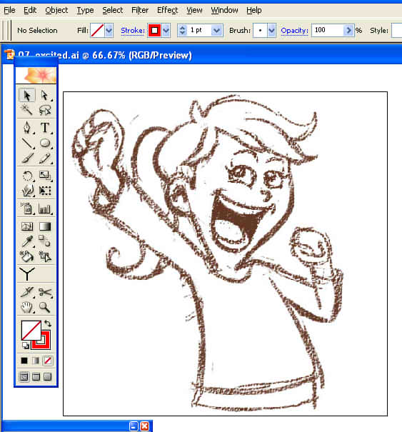 Simple Vector Character Tutorial ~ KeMotakuGraphics