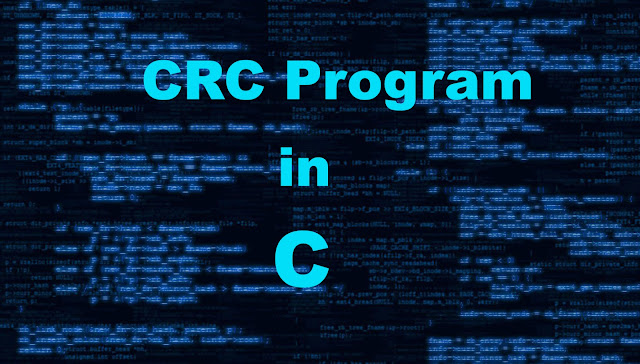 CRC Program In C | CodeTextPro