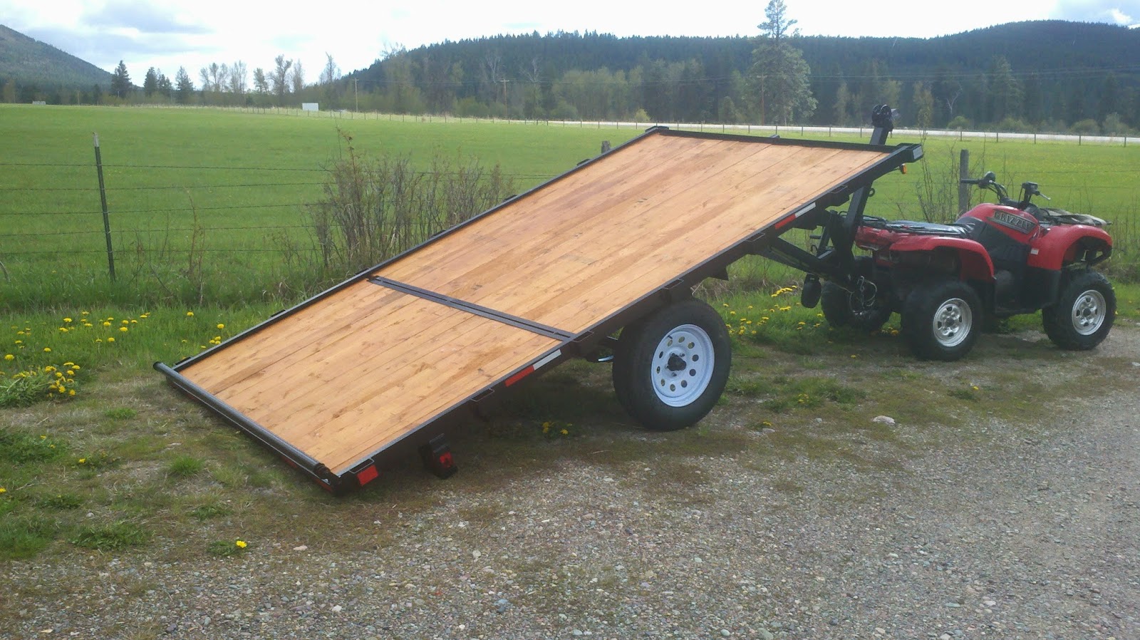 Trailers for sale Montana: 7 x 12 raft trailers for floating and ...