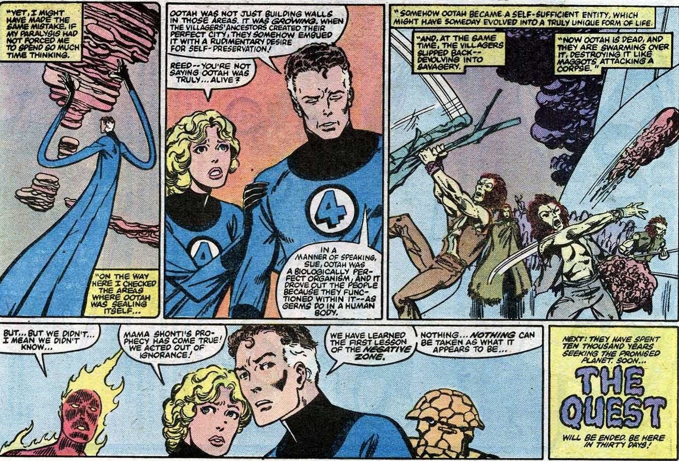 Marvel Comics of the 1980s: 1983: Fantastic Fouryage part I: Into the ...