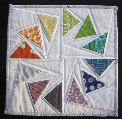 Quilt circle geese patchwork - Pattern