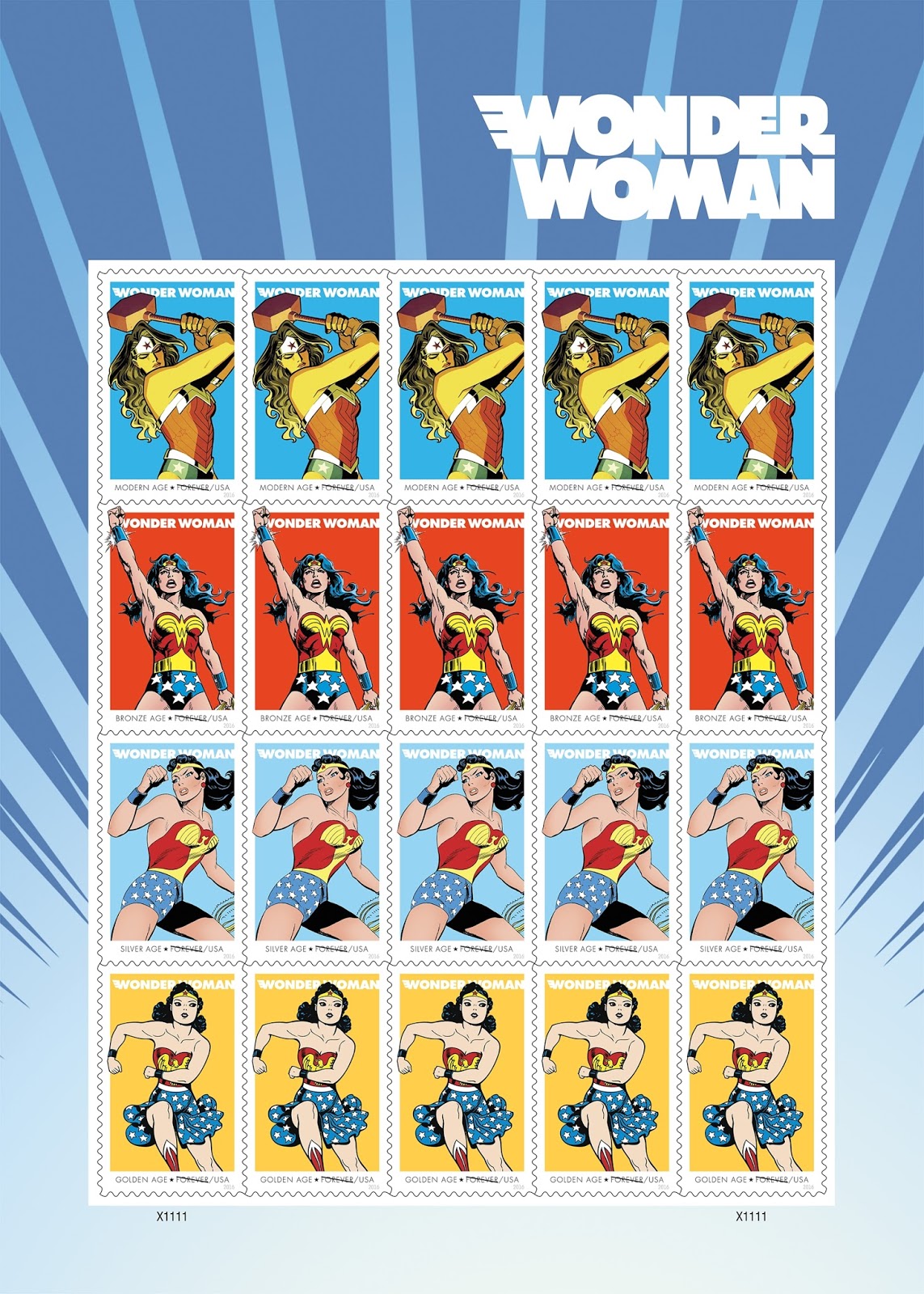 South Florida Postal Blog: Wonder Woman Stamps at Comic Con
