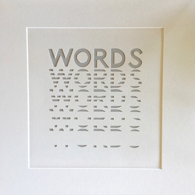 Paper Ponderings: Presenting Words