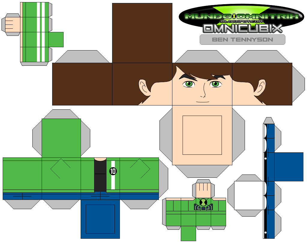 Imagenes de ben 10 cubos para armar - Imagui