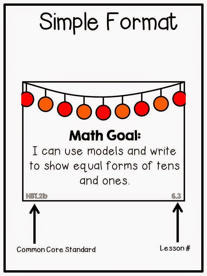 Go Math Objective/Goal Posters | Mrs. Wheeler's First Grade Tidbits ...
