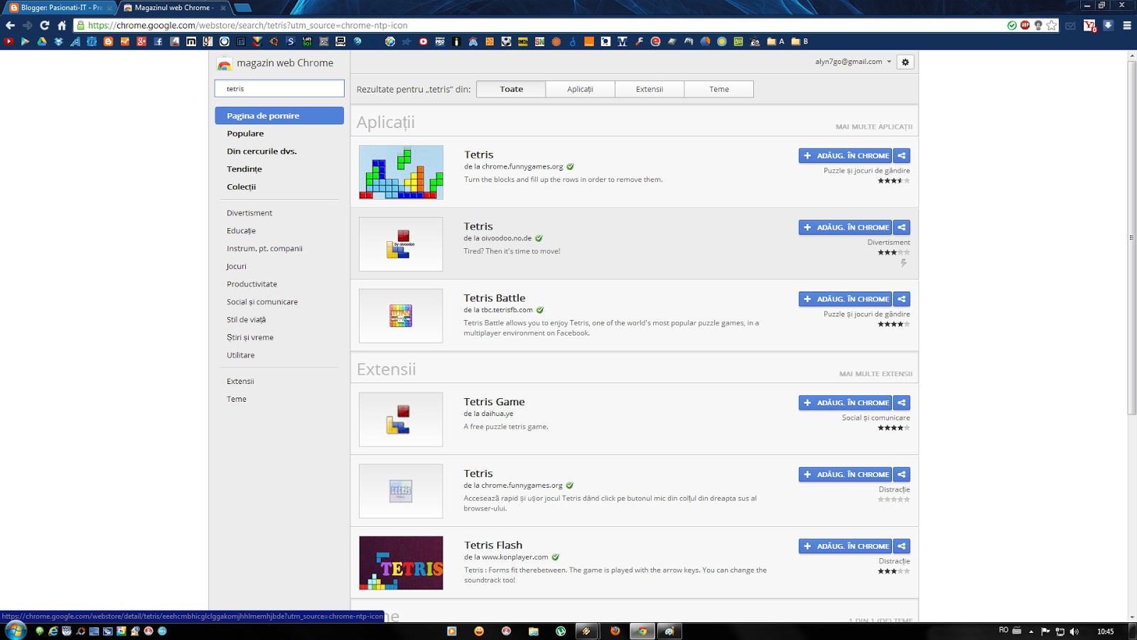 Pasionati-IT: Instalare jocuri si aplicati in browser-ul Google Chrome.