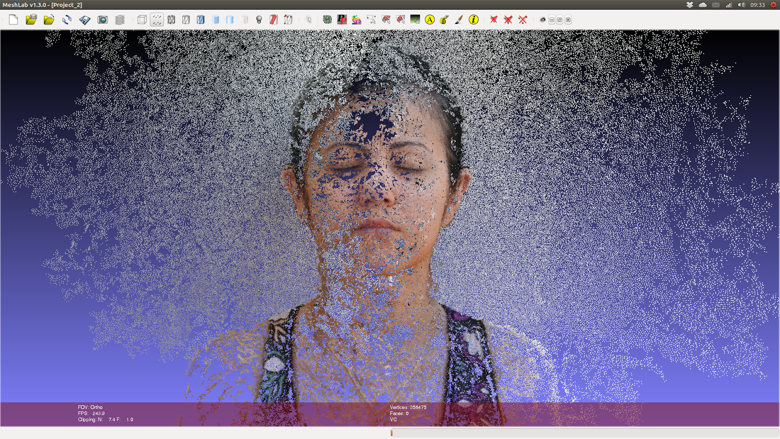 ATOR: Scanning a face in 3D with photos
