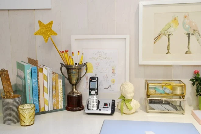 Spring Desk Refresh - Rambling Renovators