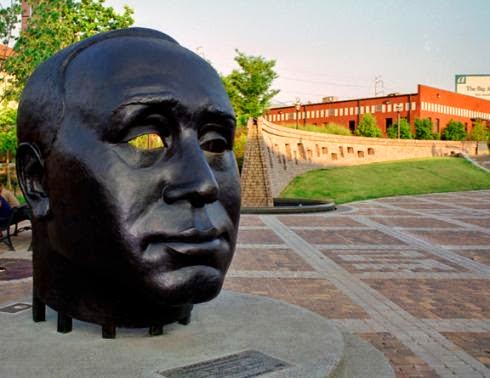 The Dobbs Family Tree: John Wesley Dobbs Statue, Dobbs Plaza