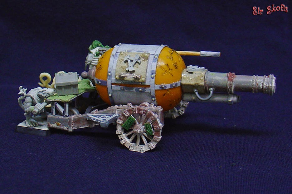 Sir Skofis's Workshop: Skaven Warp Lightning Cannon (scratch building)