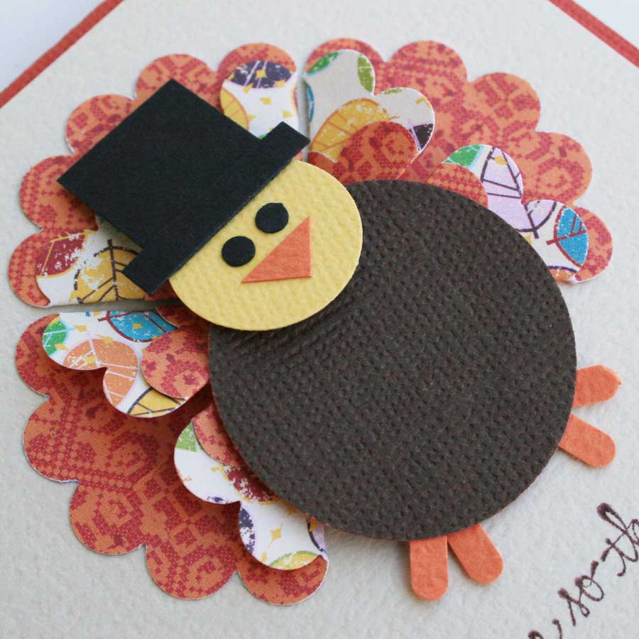 carrot top x 3: turkey card tutorial