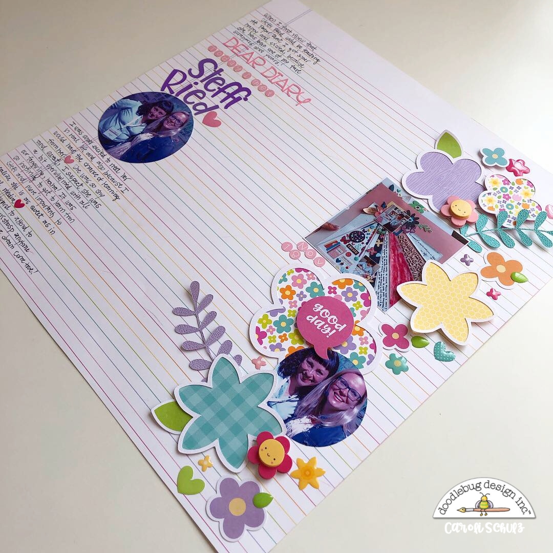 Doodlebug Design Inc Blog: SIMPLY SPRING | Layout with Caroli