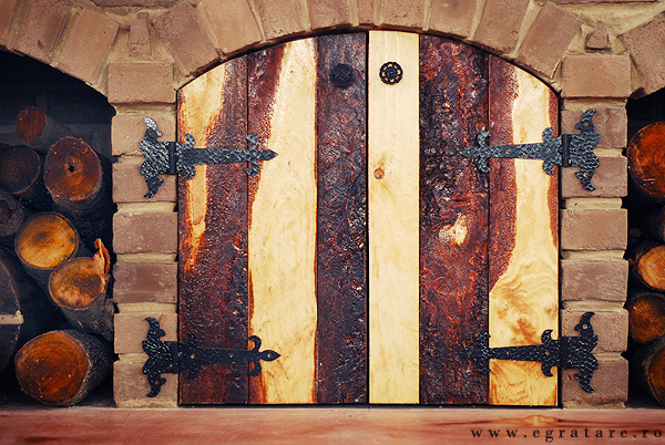 Mobila pentru bucataria: Balamale rustice fier forjat