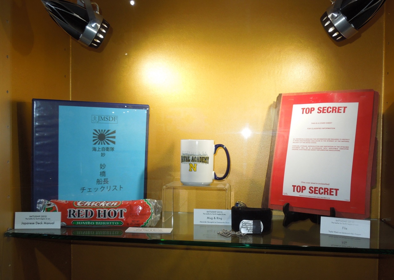 Hollywood Movie Costumes and Props: Battleship movie props on display ...