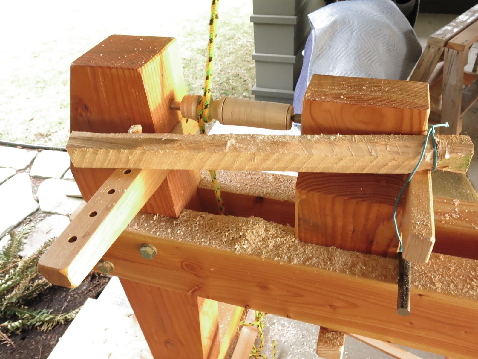 aerialcopper: Bowl Turning Spring Pole Lathe