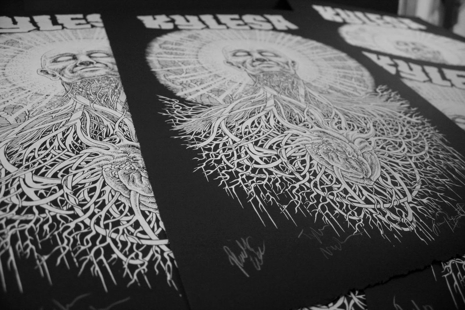Lucas Ruggieri Illustration: Autographed KYLESA screen prints now available