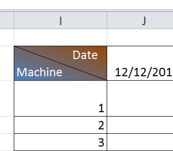 Excel Tips and Tricks: How to split a cell diagonally