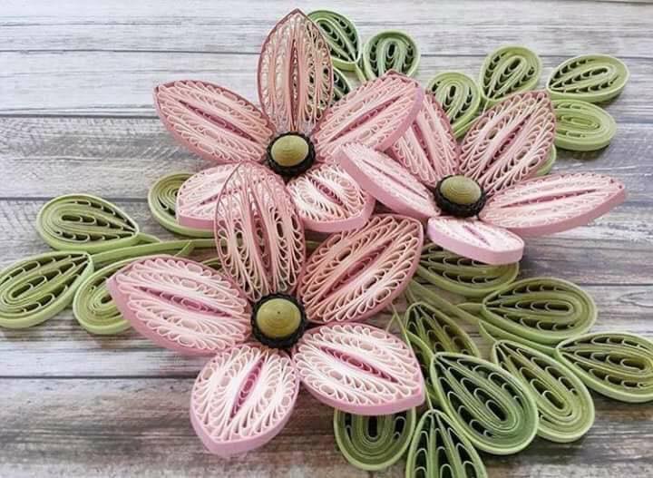 Tutorial para hacer flores de papel con la técnica de filigrana ~ Haz ...