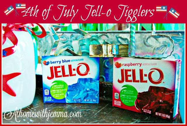 Patriotic Jello Jigglers - At Home with Jemma