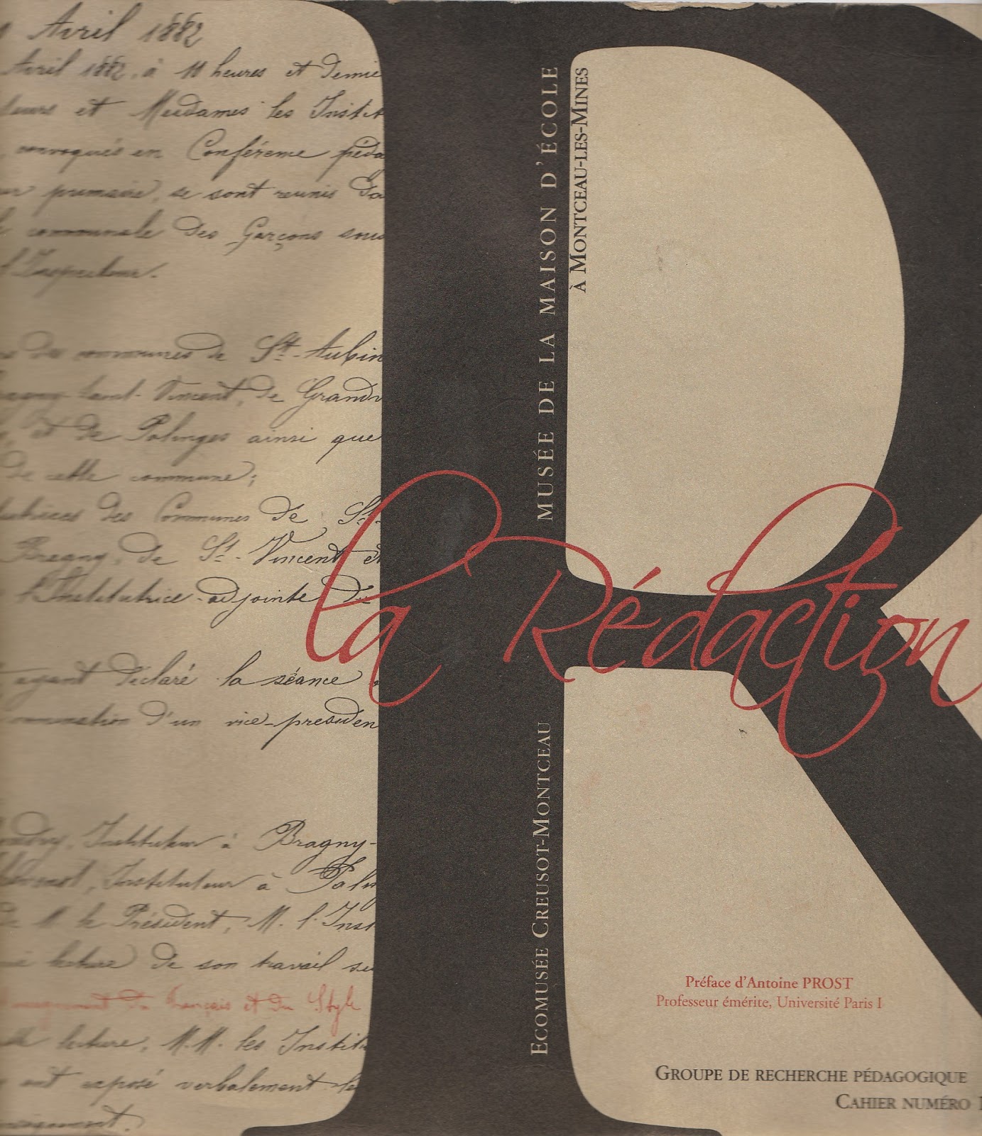 Blog dédié au Musée de l'école à Montceau-les-Mines: La Rédaction