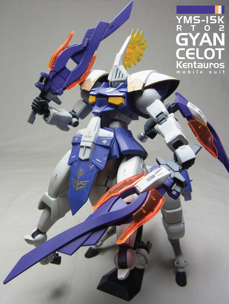 Custom Build: HGBF 1/144 Gyancelot [Kentauros]