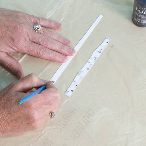 sei lifestyle: DIY Velvet Aspen Tree Card