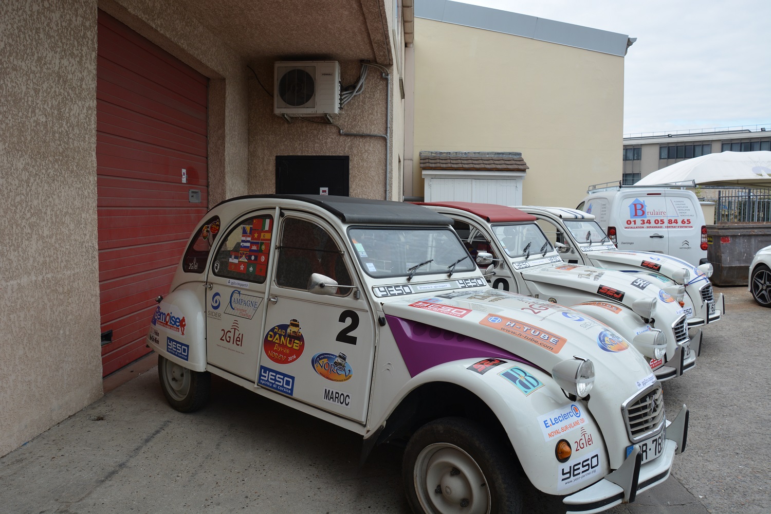 Les raids 2cv de D'gé: 24/04/2016 Préparation du Raid Danub' 2016