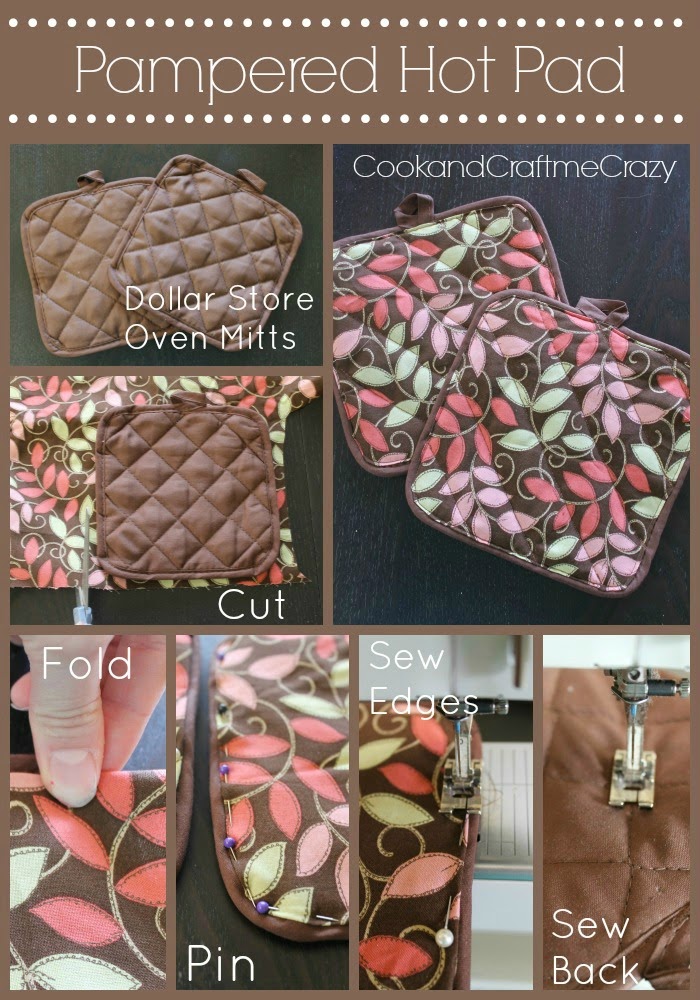 Cook and Craft Me Crazy: Pampered Hot Pad