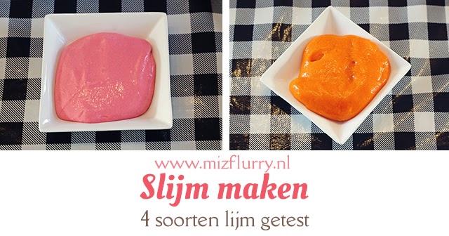 Slijm maken - vier soorten lijm getest - MizFlurry