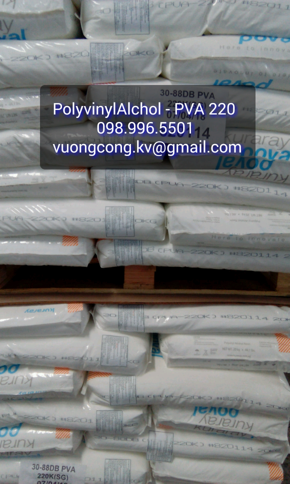 HÓA CHẤT CÔNG NGHIỆP: Keo PVA Kuraray - Polynyl Alcohol