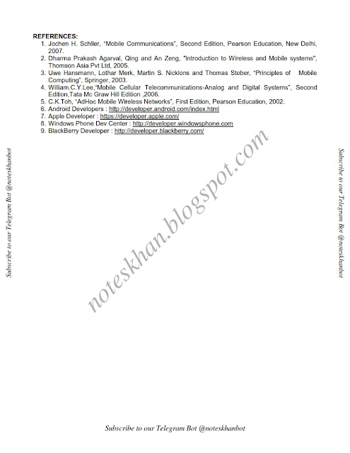 IT6601 MOBILE COMPUTING Syllabus Semester VI IT BTECH Anna University ...