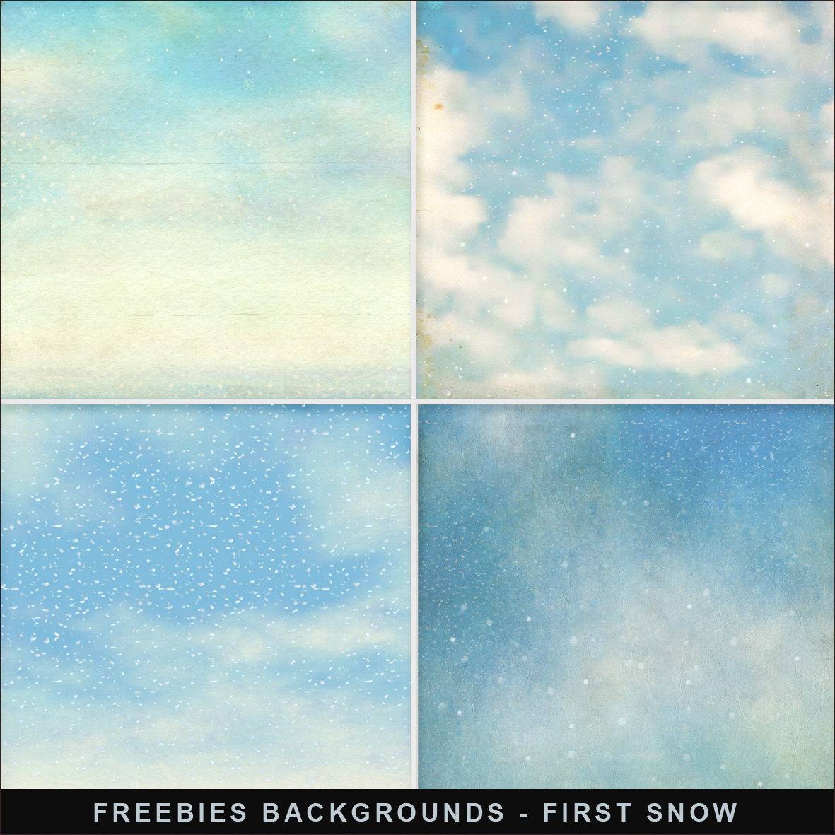 New Freebies Kit of Winter Backgrounds:Far Far Hill - Free database of ...