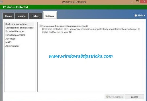 Amanda Blogspot: Cara Turn On Windows Defender Pada Windows 8