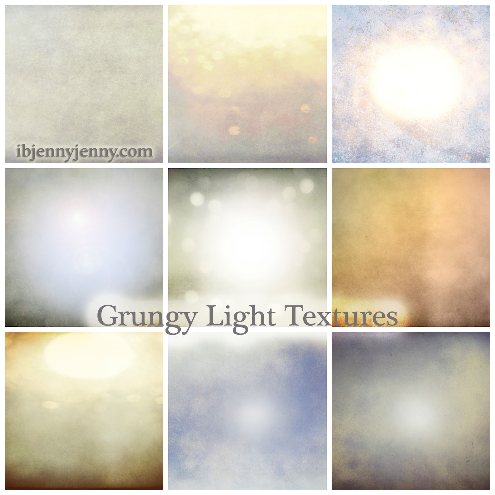 9 FREE GRUNGY LIGHT TEXTURES | ibjennyjenny Free Resources