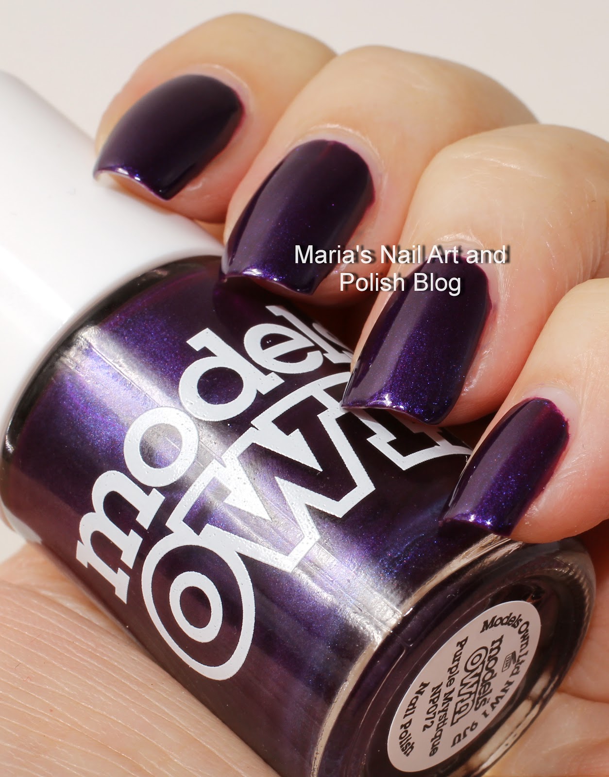 Marias Nail Art and Polish Blog: Models Own swatch spam: Deep Purple ...