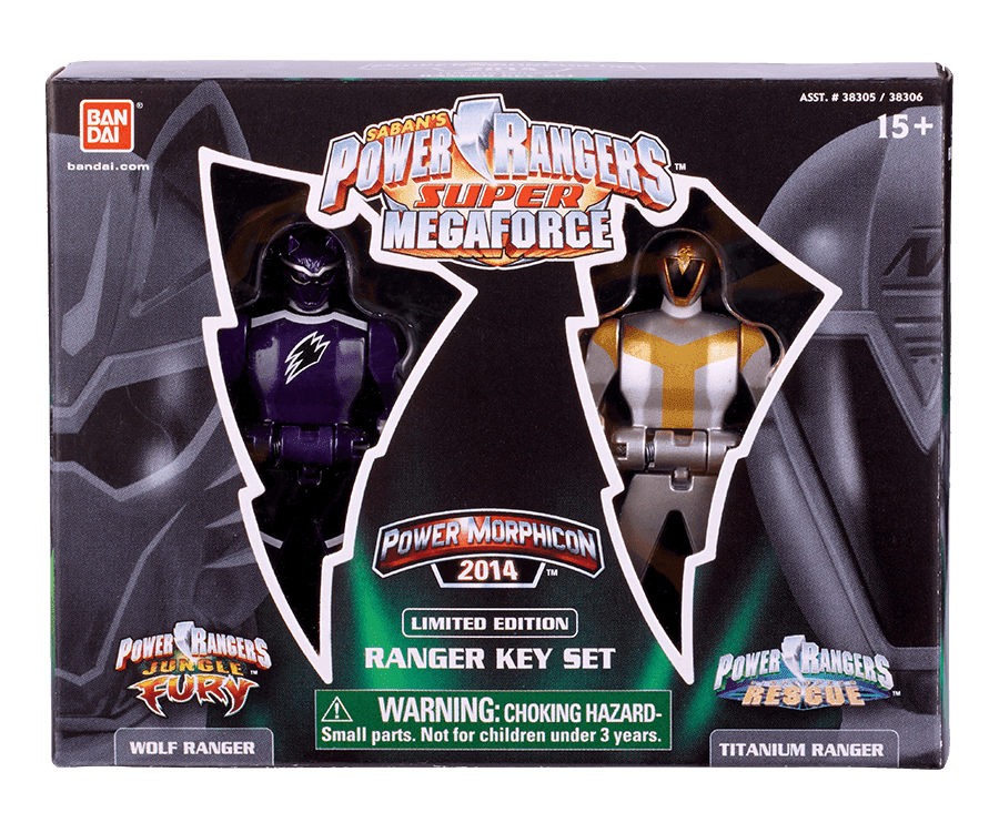 Henshin Grid: Power Morphicon Ranger Key Set: Titanium and Violet Ranger